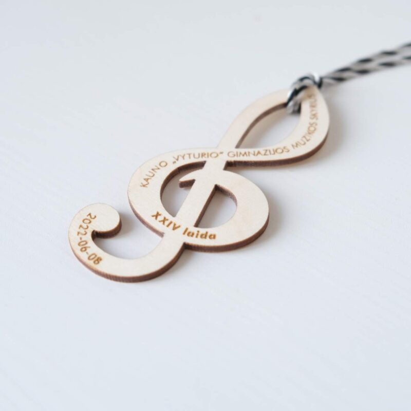 Medaliai "Smuiko raktas" • Medinis Debesėlis